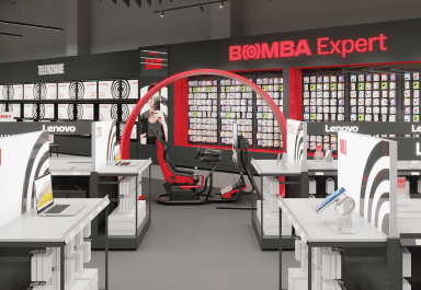 Deschiderea grandioasă a magazinului BOMBA în centrul comercial PLAZA